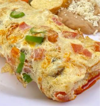 Omelette a la mexicana con frijoles - Lunch - Este artículo está dispo ...